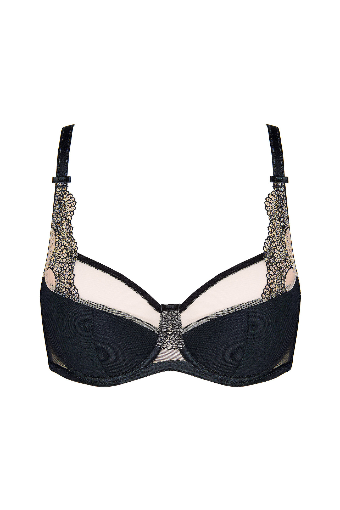 Gorteks Heidi embroidered half padded bra