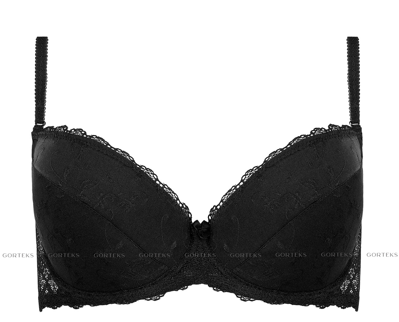 Gorteks Linda/B1 push-up bra black Classic collection Gorteks Linda/B1 push-up bra black Classic collection