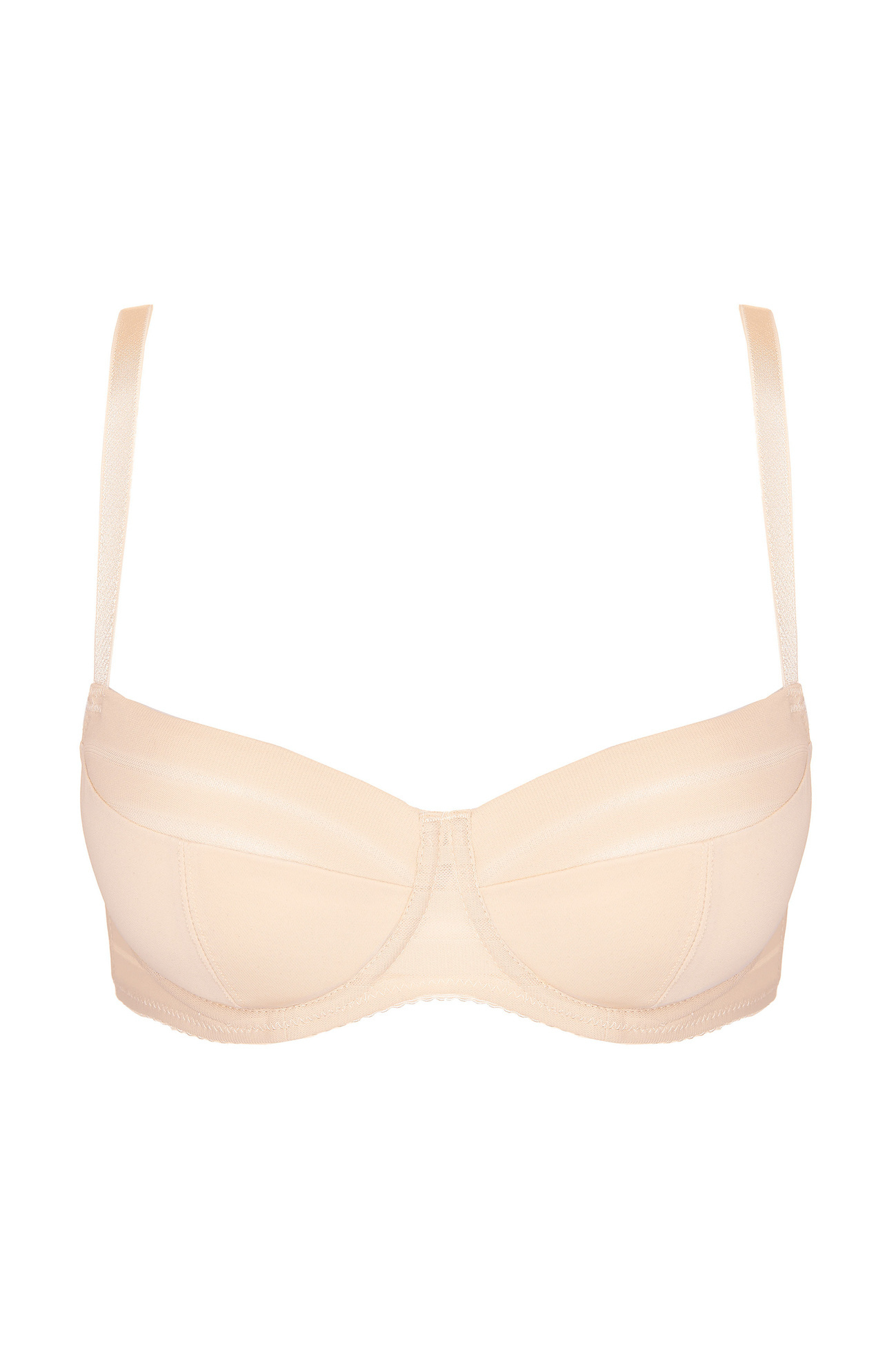 Gorteks Luna striped padded bra beige beige Classic collection