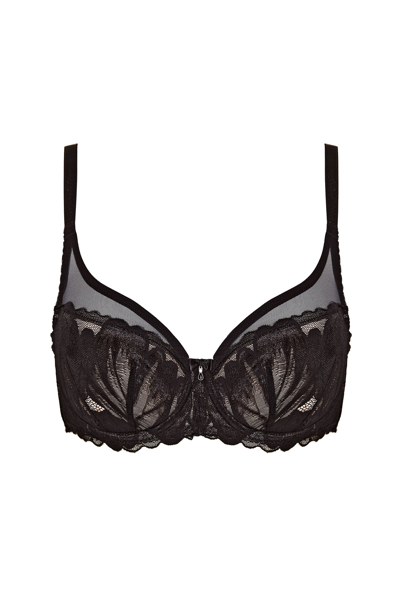 Gorteks Moon lace padded bra black black