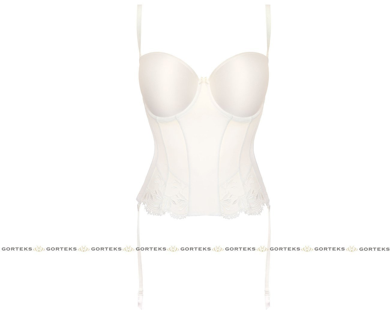 Gorteks Rome push-up corset white Spring-summer 2021 collection